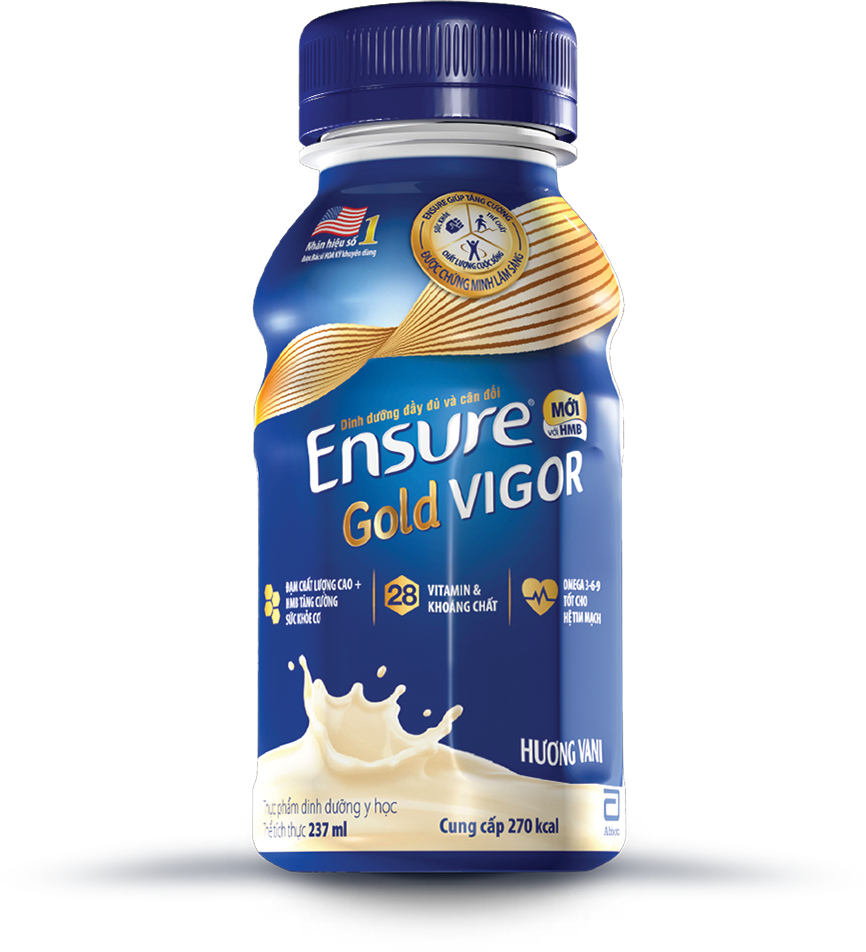 ENSURE GOLD VIGOR MỚI VỚI HMB - HIỆP HỘI SỮA VIỆT NAM