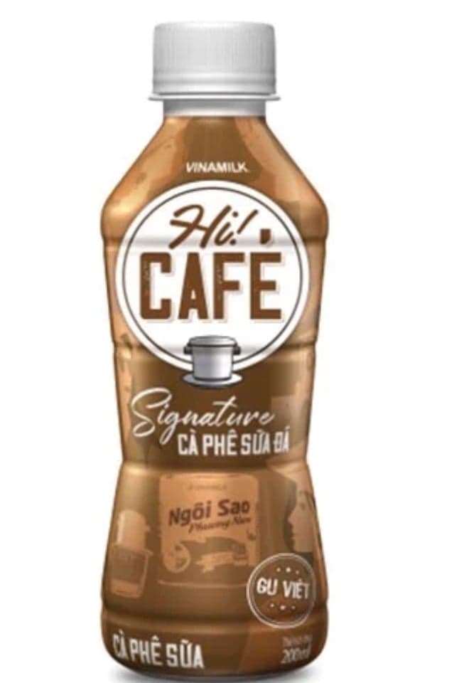 CÀ PHÊ ĐÓNG CHAI HI! CAFÉ VỊ SIGNATURE CÀ PHÊ SỮA ĐÁ – CHAI 200ML ...